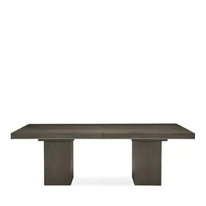 BERNHARDT Linea Dining Table - Cerused Charcoal Finish