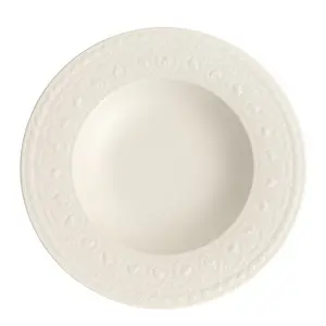 VILLEROY & BOCH Cellini Rim Soup Bowl - White