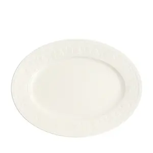 VILLEROY & BOCH Cellini 15.75 Oval Platter - White