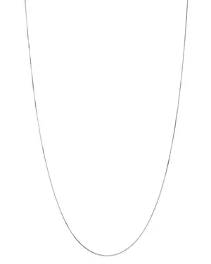 Bloomingdale'S 14k Box Link Chain Necklace - White Gold