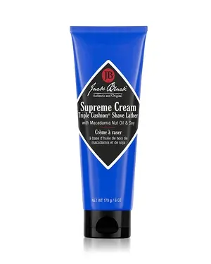Jack Black Supreme Cream Triple Cushion Shave Lather 6 Oz - No Color