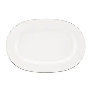 VILLEROY & BOCH Anmut Platinum No. 1 Oval Platter - No Color