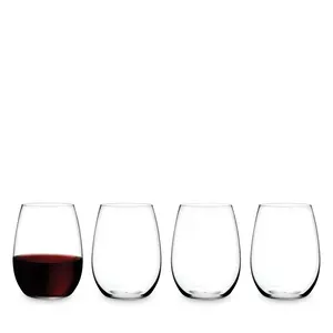 NUDE GLASS Pure Bordeaux Glass, Set Of 4