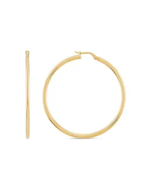 ALBERTO AMATI 14k Yellow Hoop Earrings - Gold