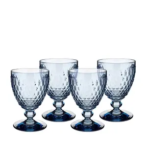 VILLEROY & BOCH Boston Goblet, Set Of 4 Blue