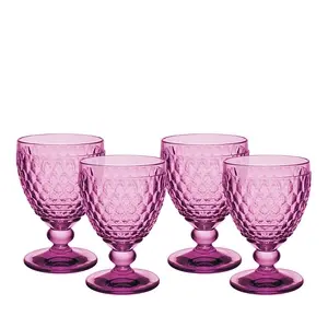 VILLEROY & BOCH Boston Goblet, Set Of 4 - Purple