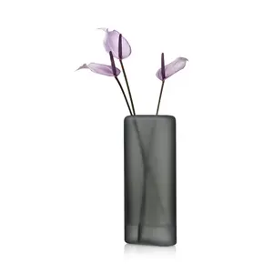 NUDE GLASS Layers Vase, Tall - Grey