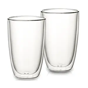 VILLEROY & BOCH Artesano Hot Beverages Extra Large Tumbler, Set Of 2 - Clear