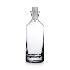 NUDE GLASS Alba Tall Whiskey Decanter - Clear