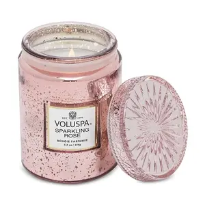Voluspa Sparkling Rose Small Candle - Pink