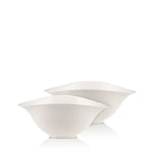 VILLEROY & BOCH Vapiano Salad Bowls, Set Of 2 - White