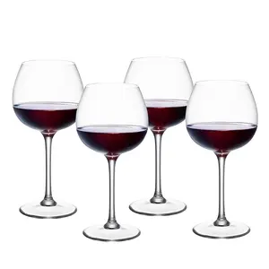 VILLEROY & BOCH Purismo Red Wine Full Bodied Glass, Set Of 4 - Clear