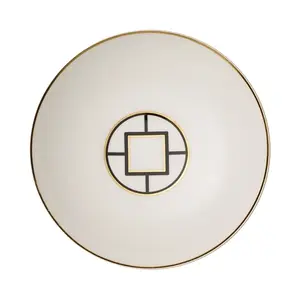 VILLEROY & BOCH Metro Chic Rim Soup - Gold
