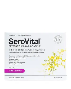 SEROVITAL Rapid Dissolve Powder, Fruit Punch - No Color