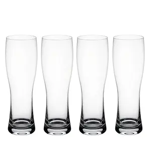 VILLEROY & BOCH Purismo Wheat Beer Pilsner Glass, Set Of 4 - Clear