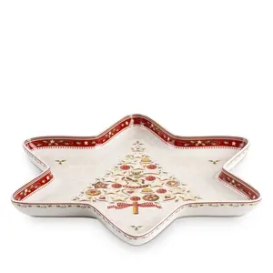VILLEROY & BOCH Winter Bakery Delight Large Star Bowl - Multi