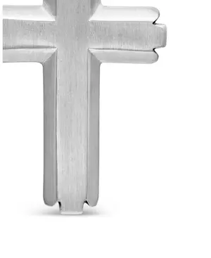 David Yurman Deco Cross Pendant - Black/silver