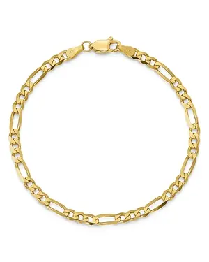 Bloomingdale'S 14k Yellow 4mm Figaro Chain Bracelet - Gold