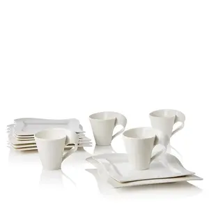VILLEROY & BOCH New Wave 12 Piece Set - White