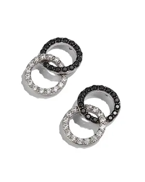 Bloomingdale's Black Diamond Earrings