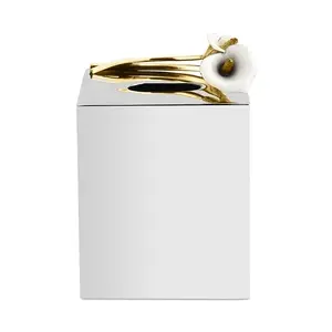Michael Aram Calla Lily Tissue Box - White