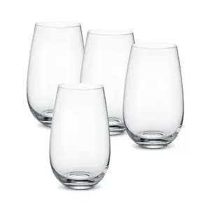 VILLEROY & BOCH Entree Water Tumbler/cocktail Glasses, Set Of 4 - No Color