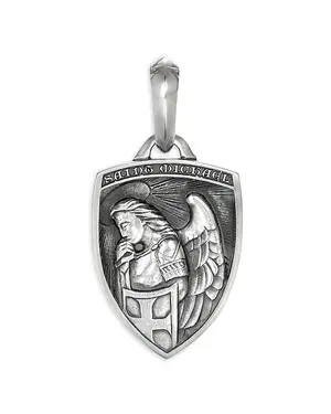 David Yurman Sterling St. Michael Amulet - Silver