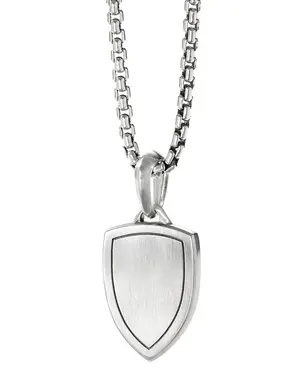 David Yurman Sterling St. Michael Amulet - Silver