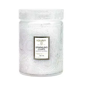 Voluspa Sparkling Cuvee Large Jar Candle, 18 Oz. Clear