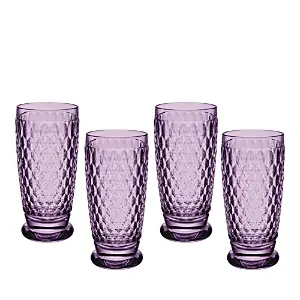 VILLEROY & BOCH Boston Highball Glass, Set Of 4 Lavender