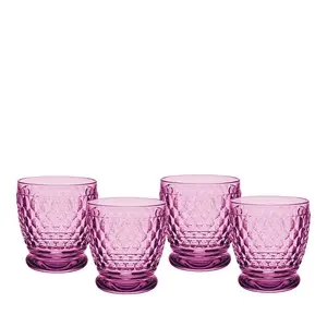 VILLEROY & BOCH Boston Double Old-fashioned Glass, Set Of 4 Purple