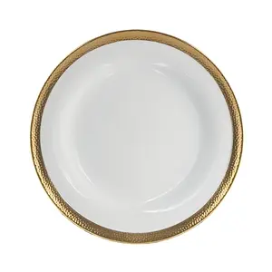 Michael Aram Goldsmith Salad Plate - White/gold