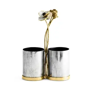 Michael Aram Anemone Cutlery Caddy - Silver