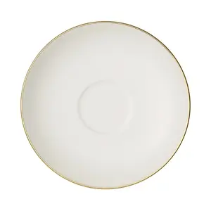VILLEROY & BOCH Anmut Gold Tea Cup Saucer - White