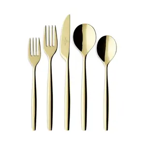 VILLEROY & BOCH Metro Chic 5-piece Flatware Set - Gold
