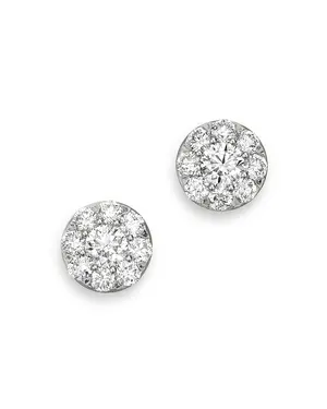 Bloomingdale'S Diamond Stud Earrings 1.0 Tcw In 14k Gold - White
