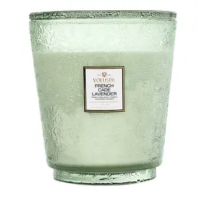 Voluspa French Cade Lavender 5 Wick Hearth Candle, 123 Oz - Clear