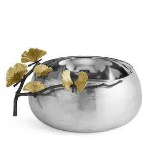 Michael Aram Butterfly Ginkgo Bowl - Silver/gold