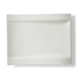 VILLEROY & BOCH New Wave Rectangular Salad Plate, Large - White