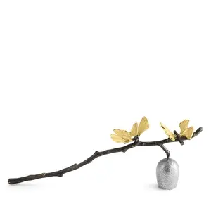 Michael Aram Butterfly Ginkgo Candle Snuffer - Silver/gold
