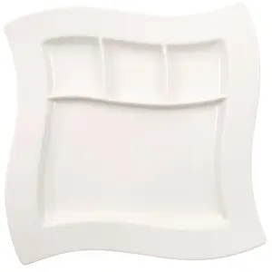 VILLEROY & BOCH New Wave Grill Plate, Small - White