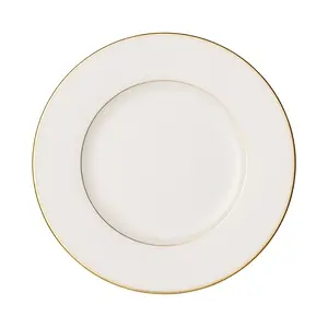 VILLEROY & BOCH Anmut Gold Salad Plate - White