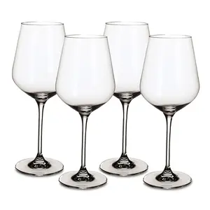 VILLEROY & BOCH La Divina Burgundy Glasses, Set Of 4 - No Color