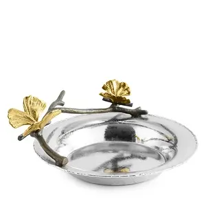 Michael Aram Butterfly Ginkgo Wine Coaster - Silver/gold