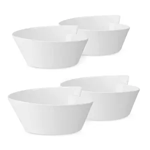 VILLEROY & BOCH New Wave Rice Bowls, Set Of 4 - White