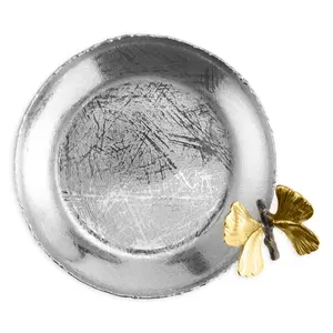 Michael Aram Butterfly Ginkgo Round Trinket Tray