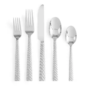 Michael Aram Twist 5-piece Flatware Set - Silver