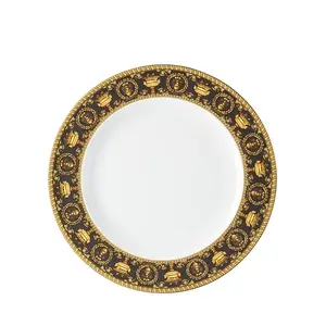Versace By Rosenthal I Love Baroque Nero Dinner Plate - Black