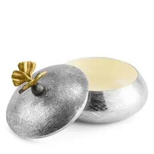 Michael Aram Butterfly Ginkgo Round Trinket Box