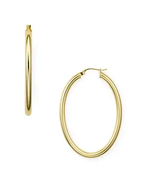 Aqua Tube Hoop Earrings In -plated Sterling Silver - Gold